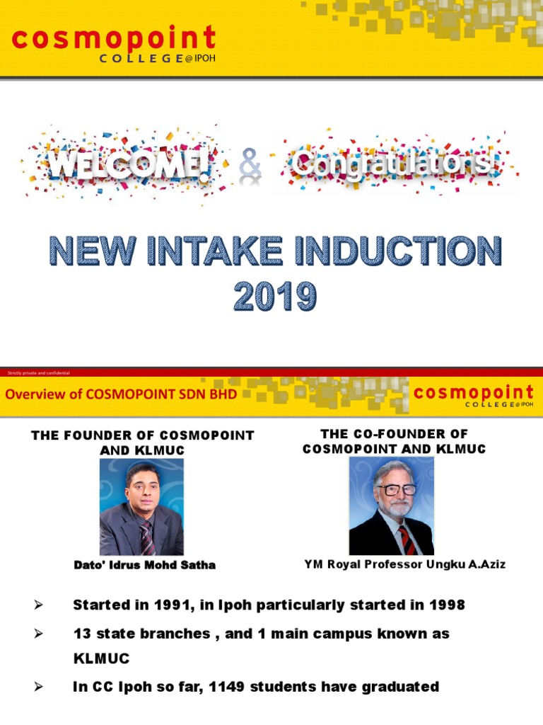Induction Deck Slides-7.1.2019 | PDF | Academic Term | Business