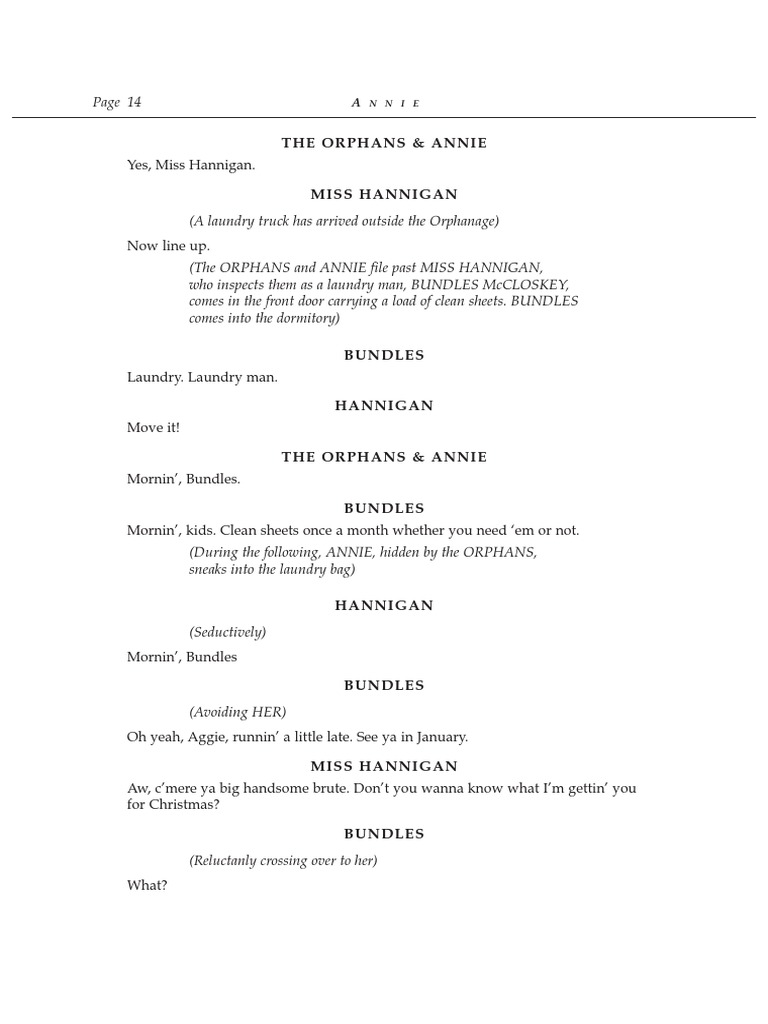 Annie's Journey: Orphan to Christmas Joy | PDF | Annie (Musical) | Leisure