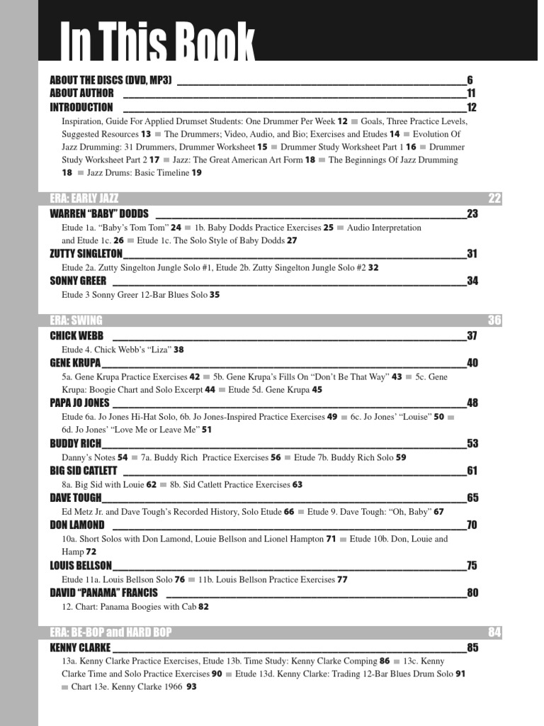 Evo of Jazz Sampler PDF | PDF | Drum Kit | Jazz