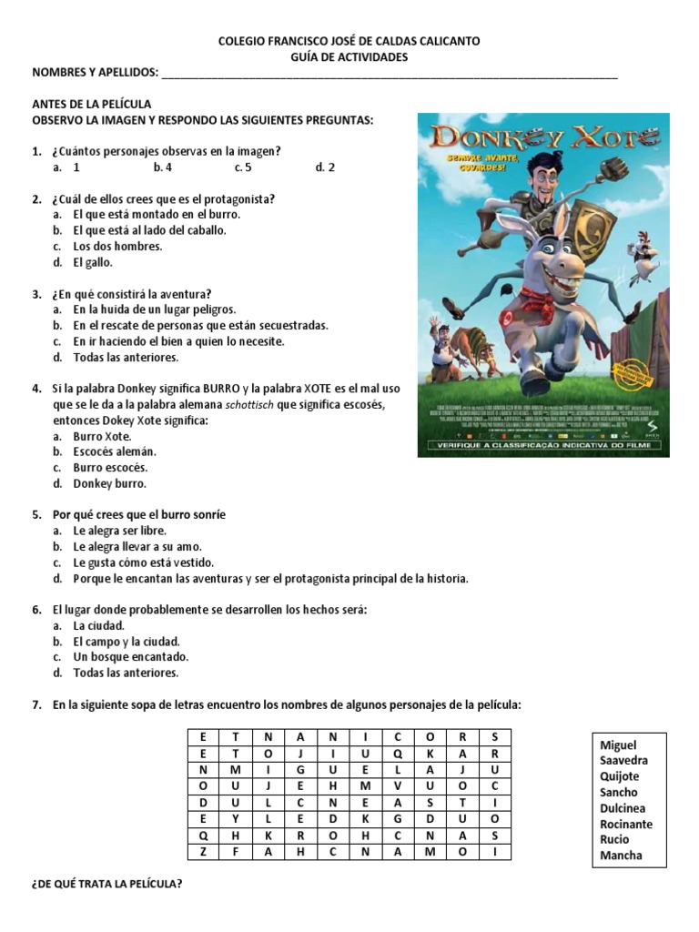 Guía Donkey Xote | PDF | Don Quijote | Ocio