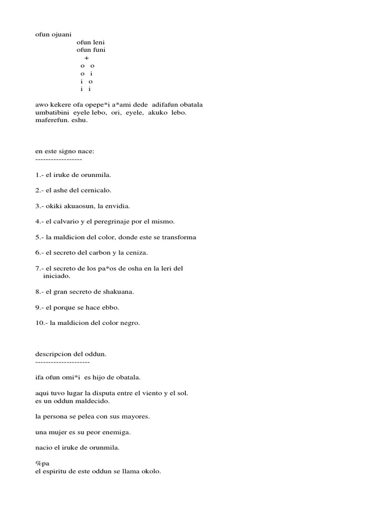 07-Ofun Owonrin | PDF | Religiones religiosas | Mitología