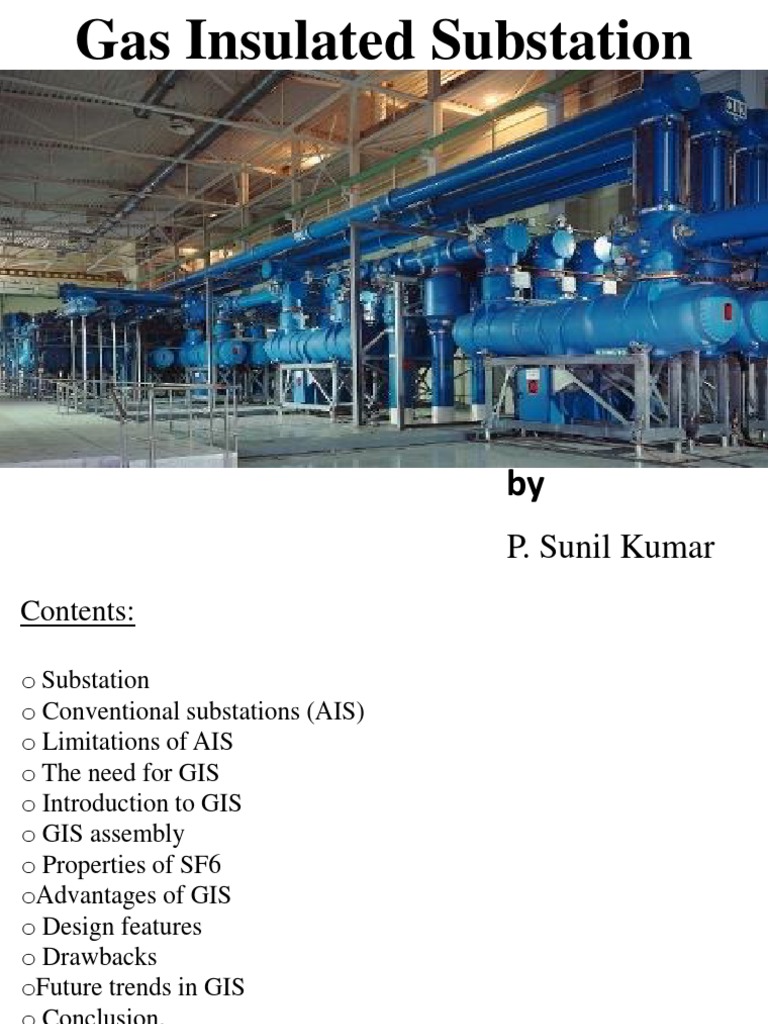 Gas Insulation Substation | PDF | Electrical Substation | Insulator ...
