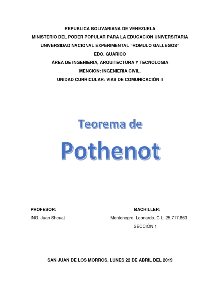 Teorema de Pothenot | PDF | Sistema coordinado | Topografía Teorema de Pothenot | PDF | Sistema coordinado | Topografía