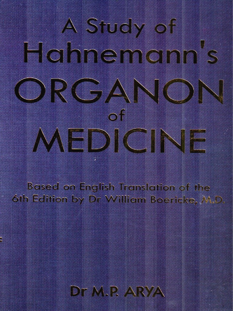 Organon of Medicine | PDF