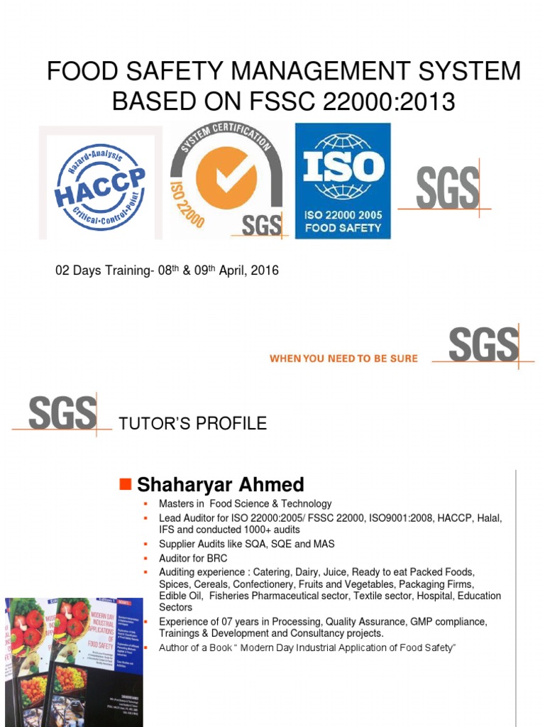 HACCP Training Guide | PDF | Hazard Analysis And Critical Control ...