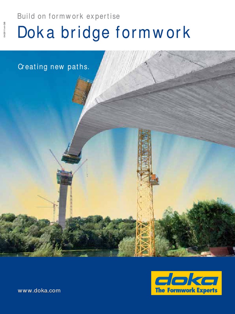 DOKA - Bridge Formworks PDF | PDF | Crane (Machine) | Structural ...