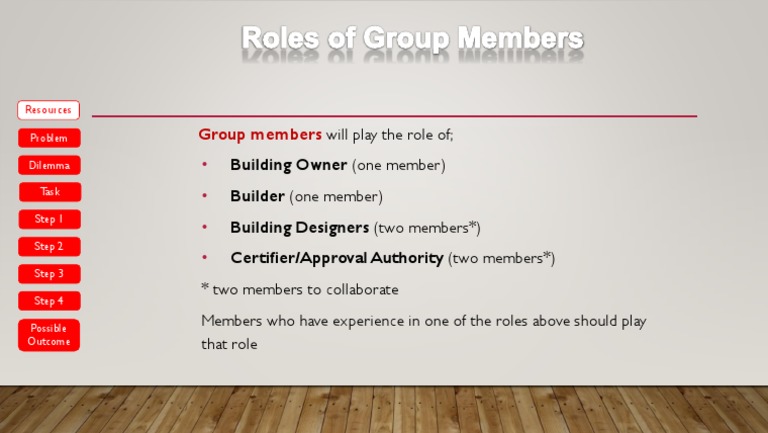 Roles of Group Members | PDF