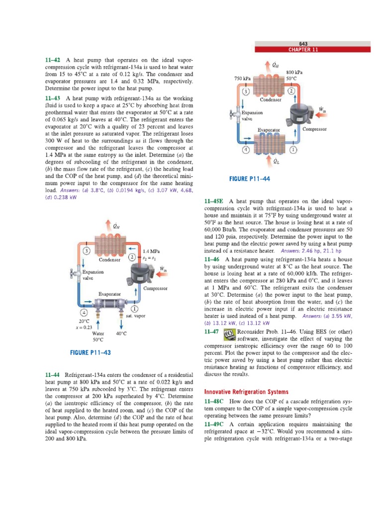 Innovative Refrigeration Systems (Cascade, Multistage Compression) | PDF
