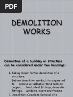Demolition Methodology | PDF | Demolition | Beam (Structure)