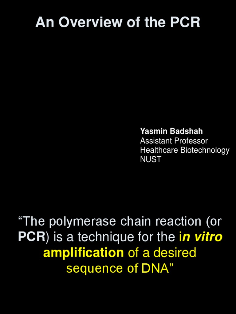 Comprehensive Guide to PCR Techniques | PDF | Polymerase Chain Reaction ...