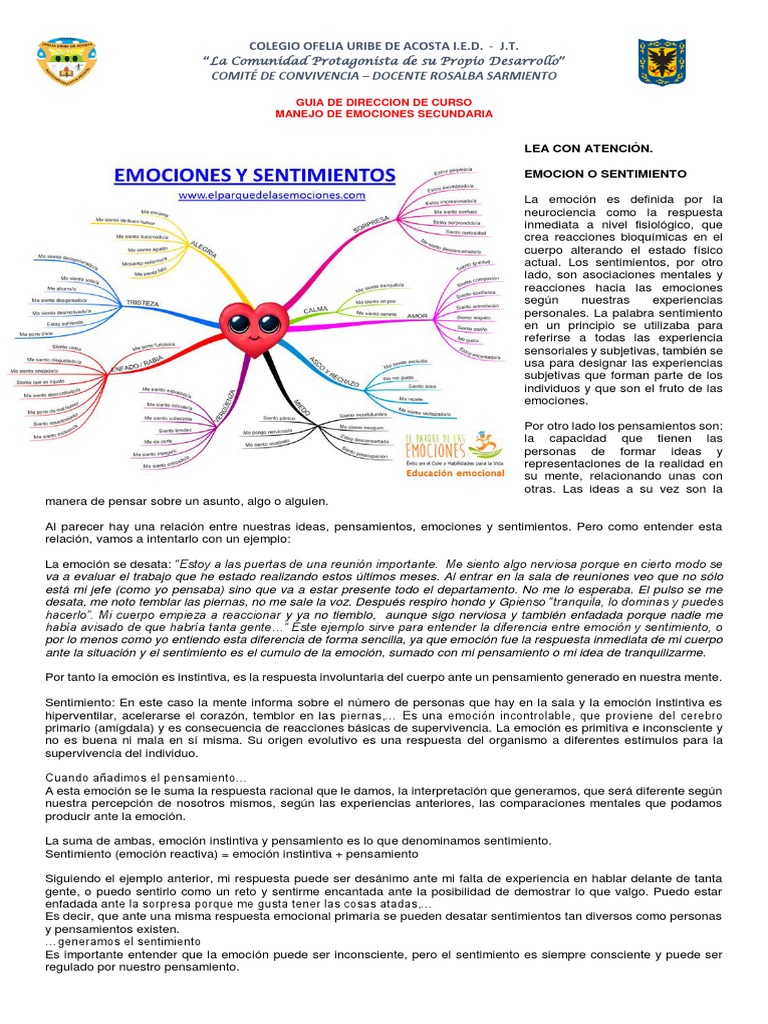 Guia Manejo de Emociones | PDF | Ira | Asco Guia Manejo de Emociones | PDF | Ira | Asco