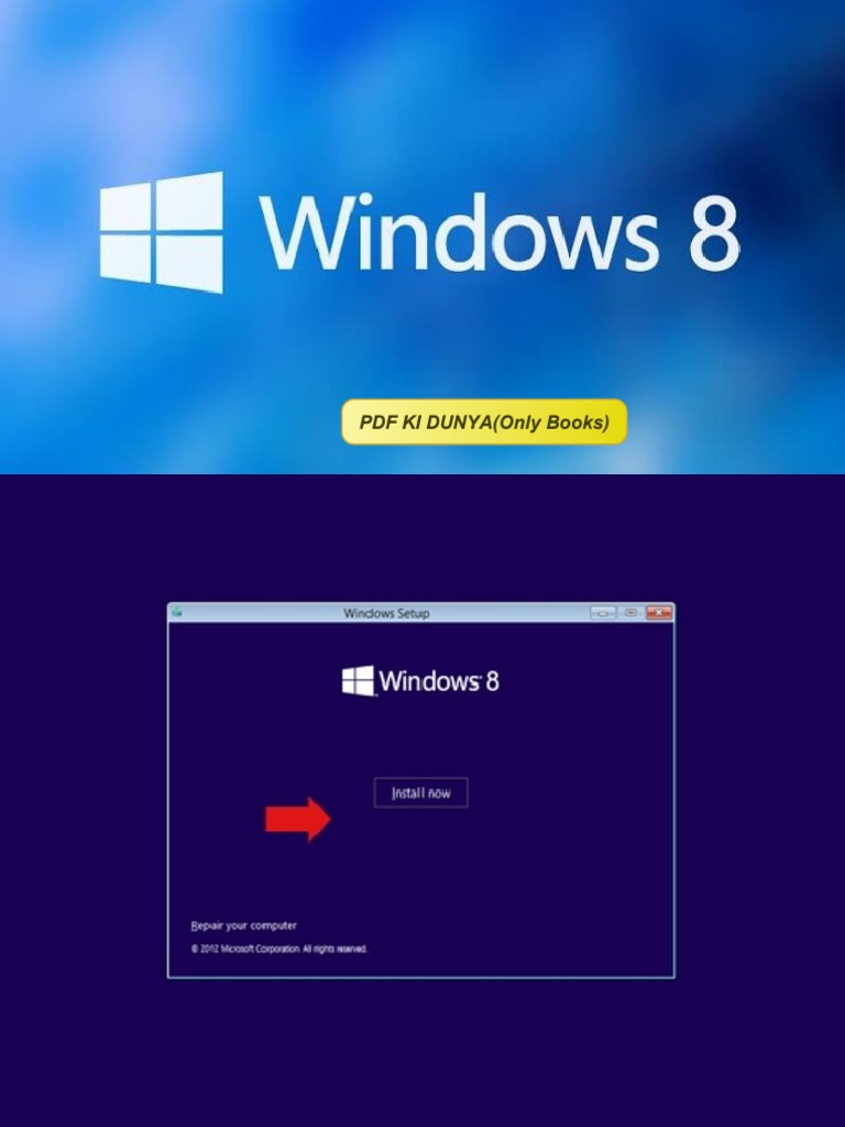 Window 8 Installation