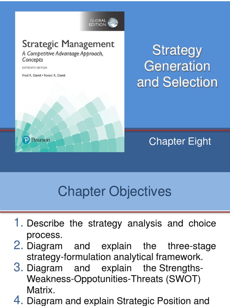 ch8 SM16 | PDF | Swot Analysis | Strategic Management