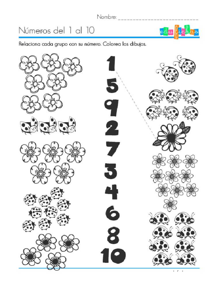 Numeros 1-9 Bueno | PDF