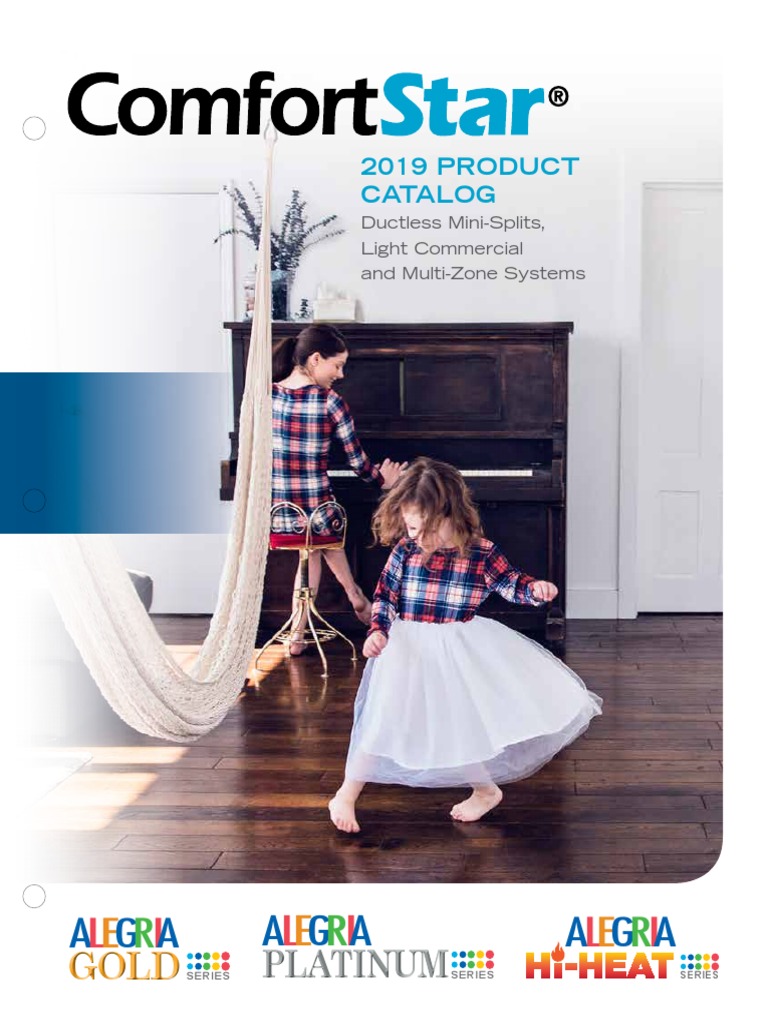 2019 Comfortstar Ductless Catalog PDF | PDF | Air Conditioning | Hvac