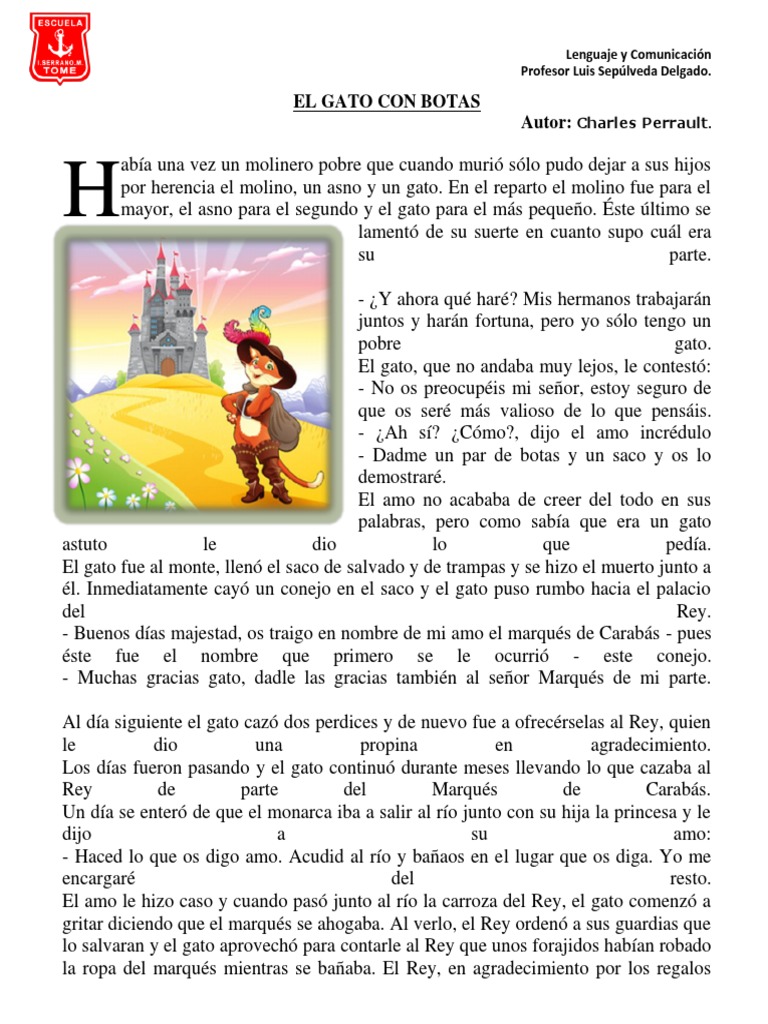 El Gato Con Botas Autor:: Charles Perrault | Ocio