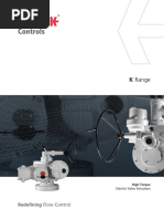 Rotork K Series Actuator Specifications | PDF | Electric Motor | Switch