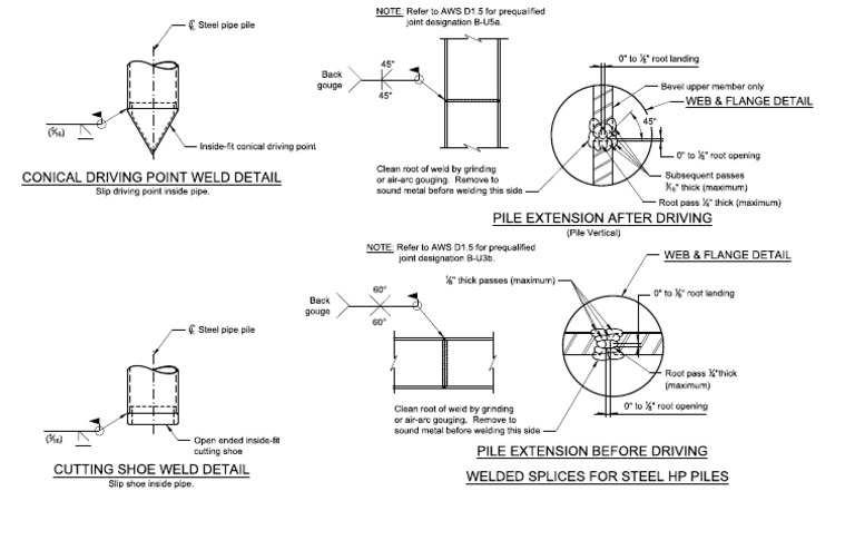 Piles Extension | PDF | Deep Foundation | Welding
