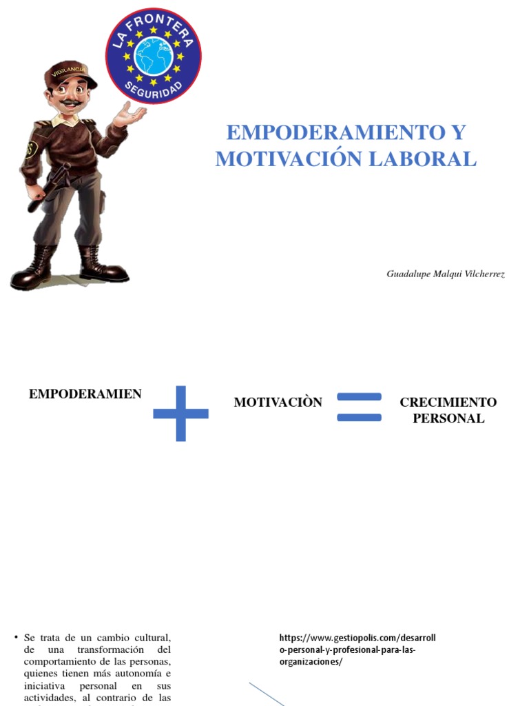 Empoderamiento y Motivación Laboral | PDF | Crecimiento personal y ...