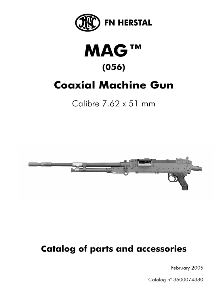 Coaxial Machine Gun MAG™ (056) Calibre 7.62 X 51 MM | PDF | Weapon ...