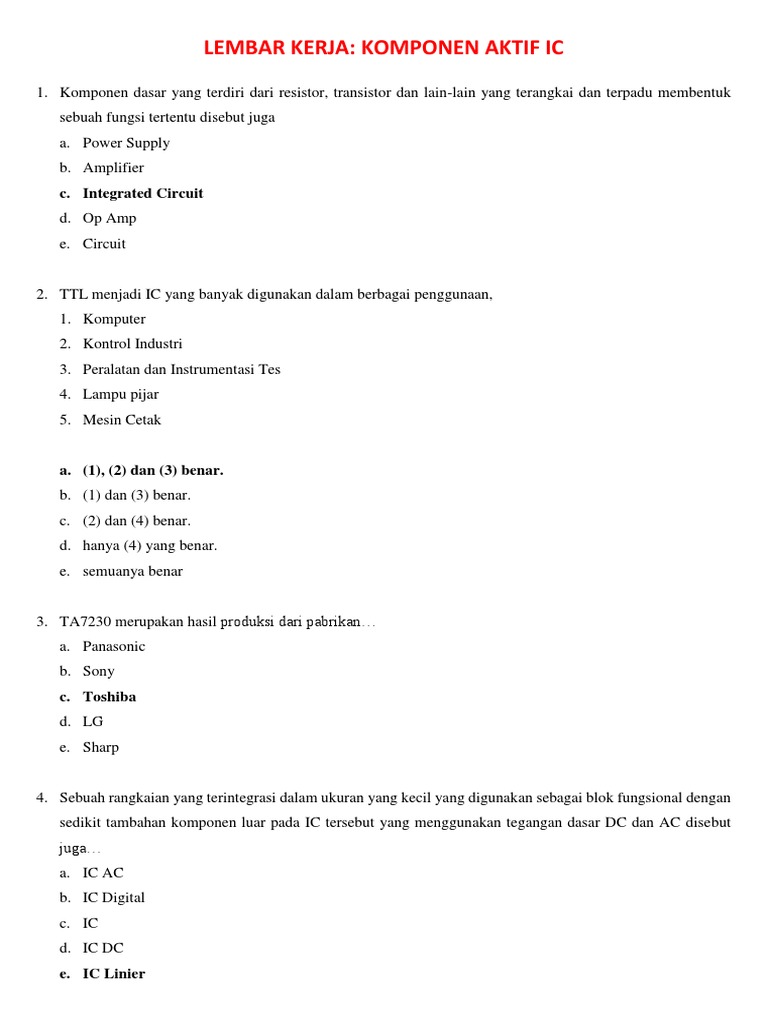 Kegunaan dan Fungsi IC Digital | PDF | Teknologi & Rekayasa