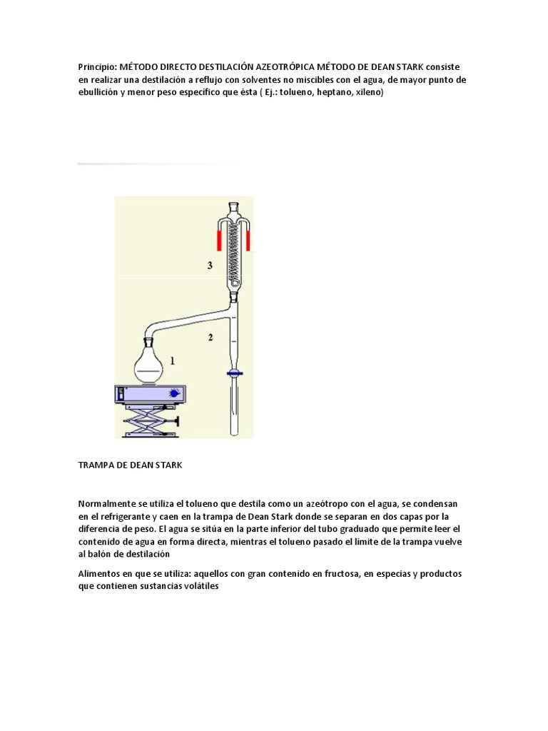 Dean Stack | PDF | Destilación | Química Física