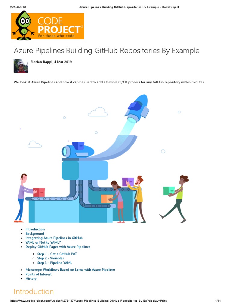 Azure Pipelines Building Github Repositories By Example Codeproject