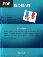 Estructura y partes del debate | PDF | Crecimiento personal y ...