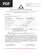 CSHP Application Form (Comprehensive) | PDF | General Contractor ...