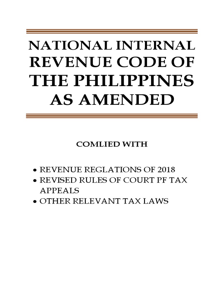 National Internal: Revenue Code of | PDF