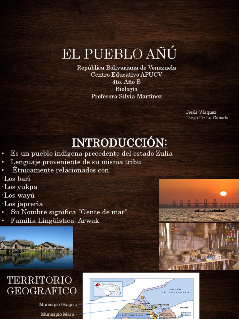 El Pueblo Añú: Cultura y Ubicación | PDF | Idiomas | Science