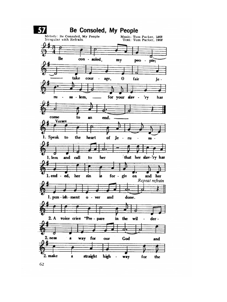 Be Consoled My People