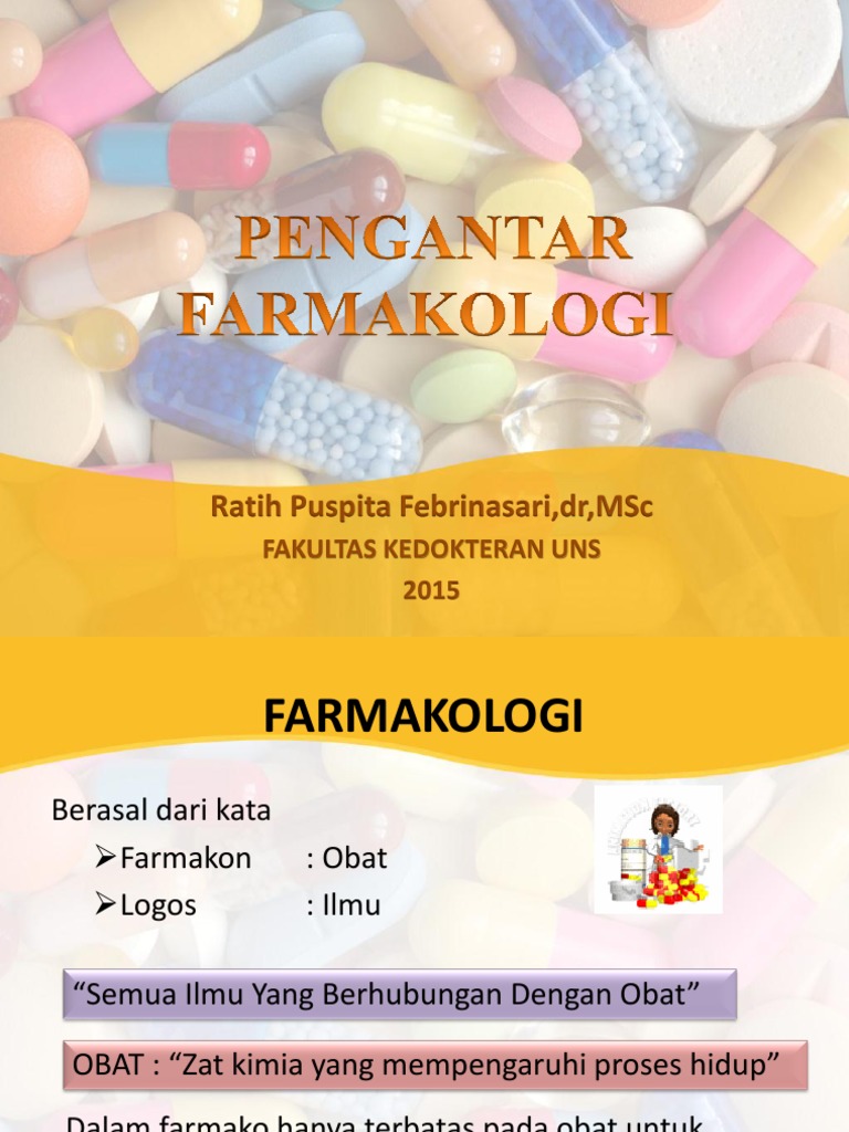 Pengantar Farmakologi - Ratih PDF | PDF