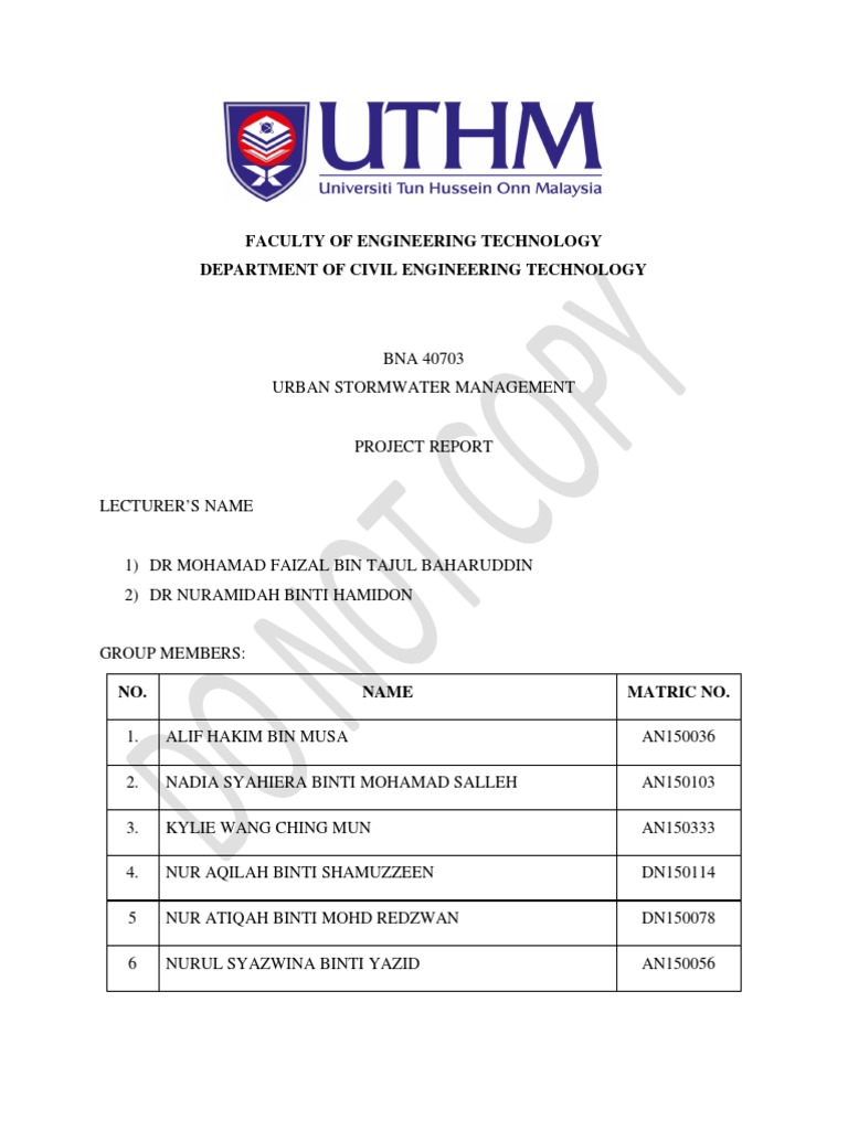 Msma Bna Reference | PDF | Stormwater | Surface Runoff