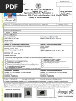 Minority Community Self Declaration Form | PDF
