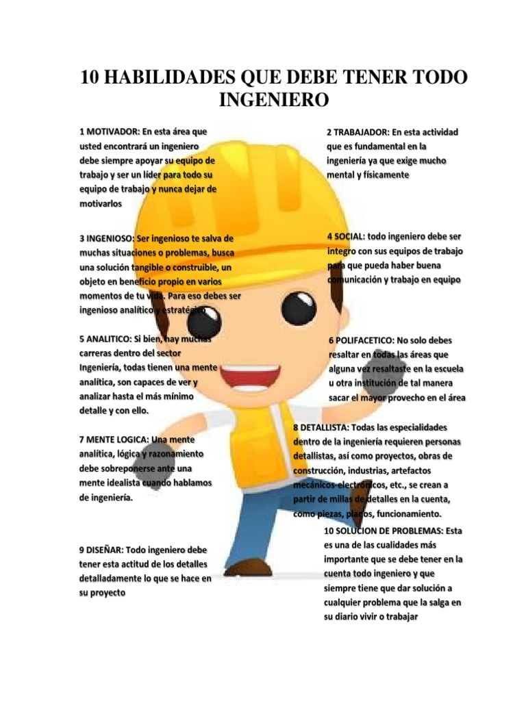 10 Tip de Todo Ingeniero Debe Tener | PDF
