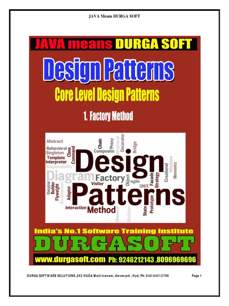 Java 1. Factory Method | PDF | Method (Computer Programming) | Class (Computer Programming)