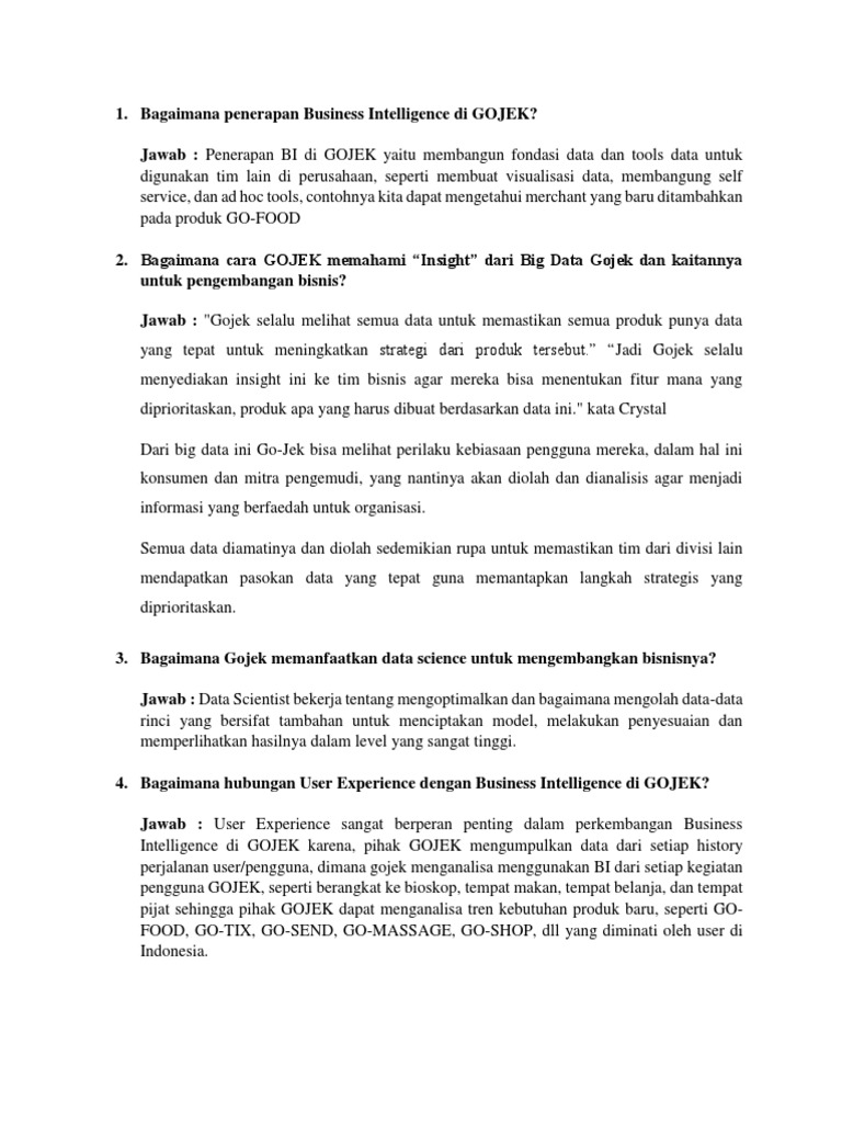 GOJEK | PDF