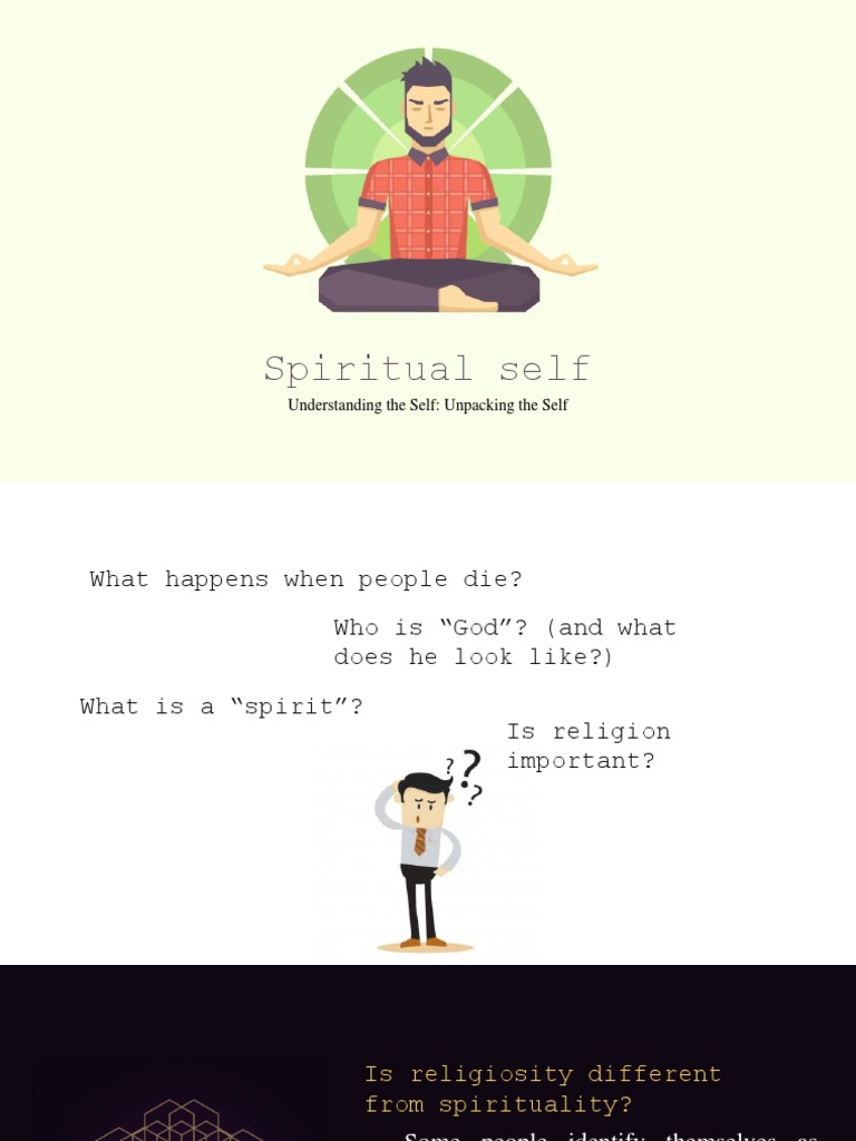 Spiritual Self: Understanding The Self: Unpacking The Self | PDF ...