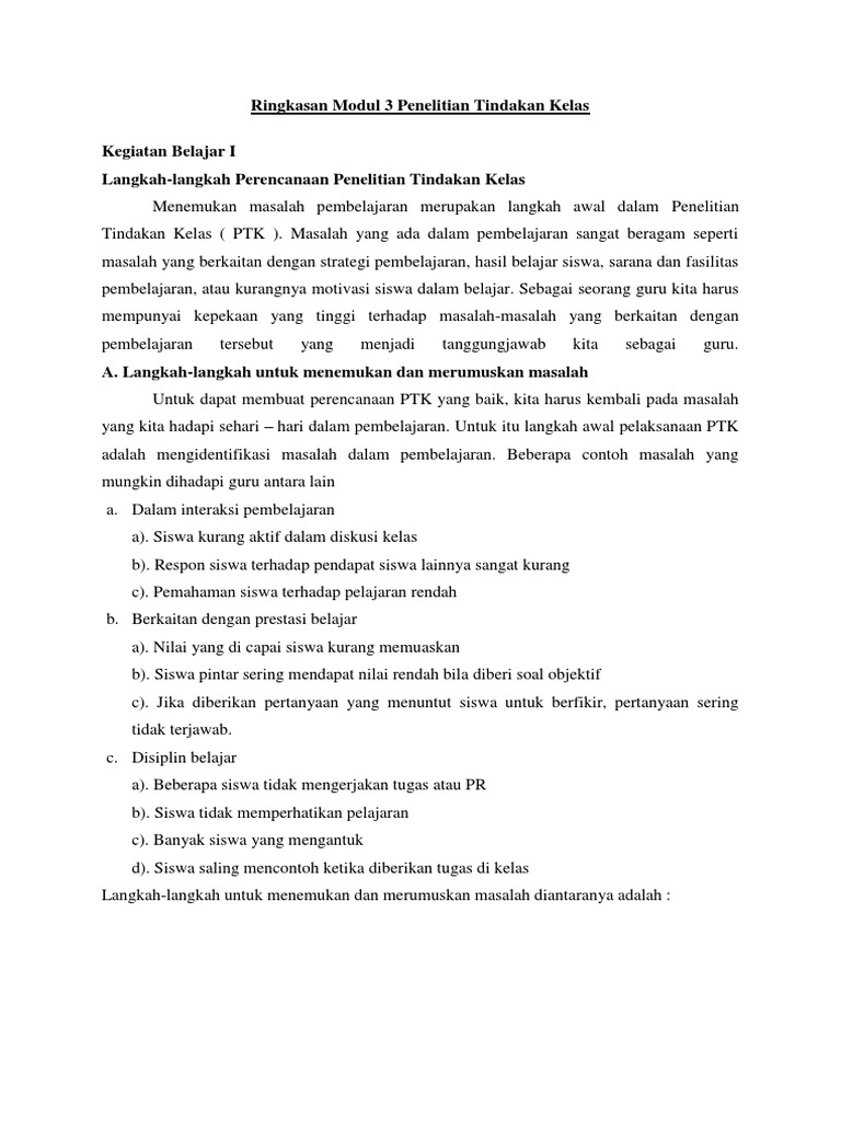 Resume PTK Modul 3 Dan 4 | PDF