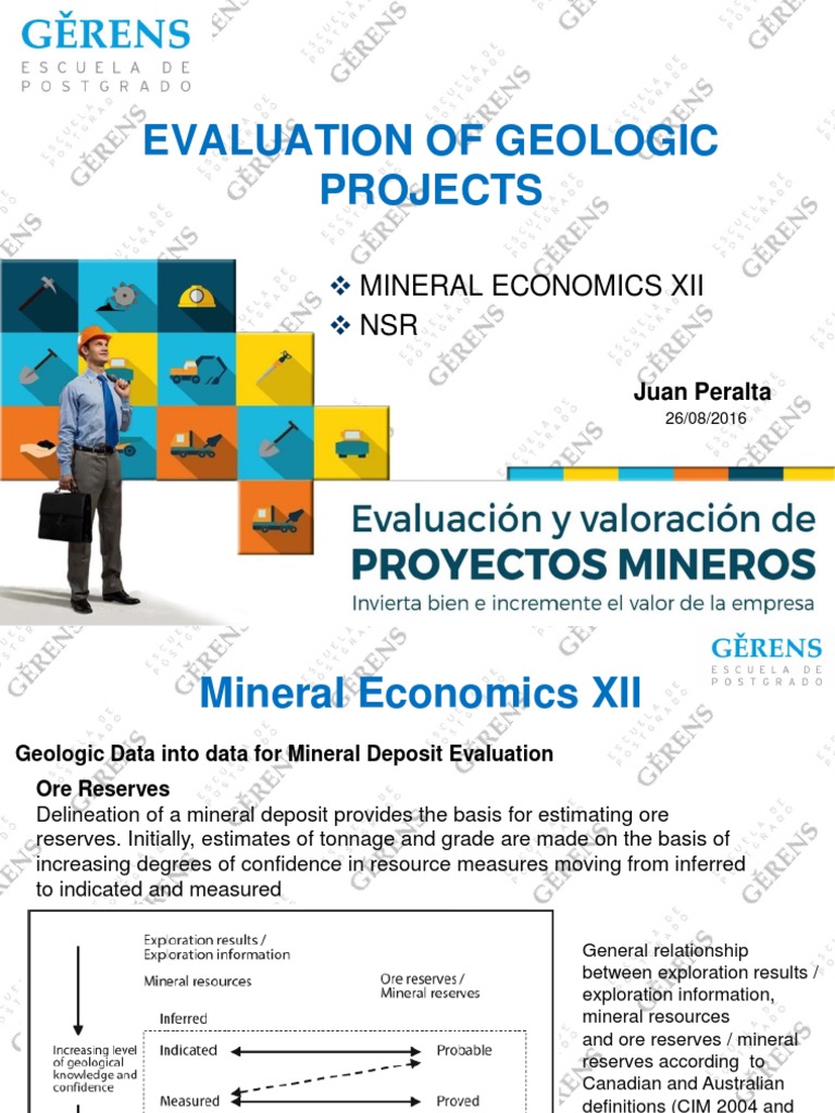 S 27 Mineral Economic 27 | PDF | Economic Geology | Mining