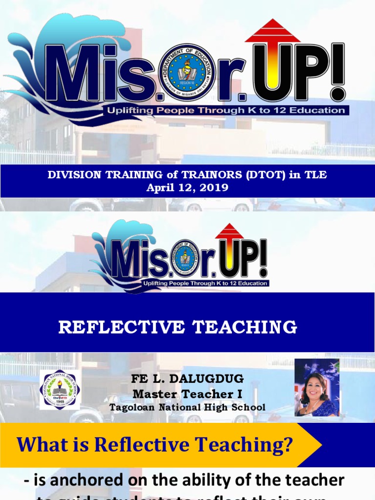 Division Training of Trainors (Dtot) in Tle April 12, 2019 | PDF ...