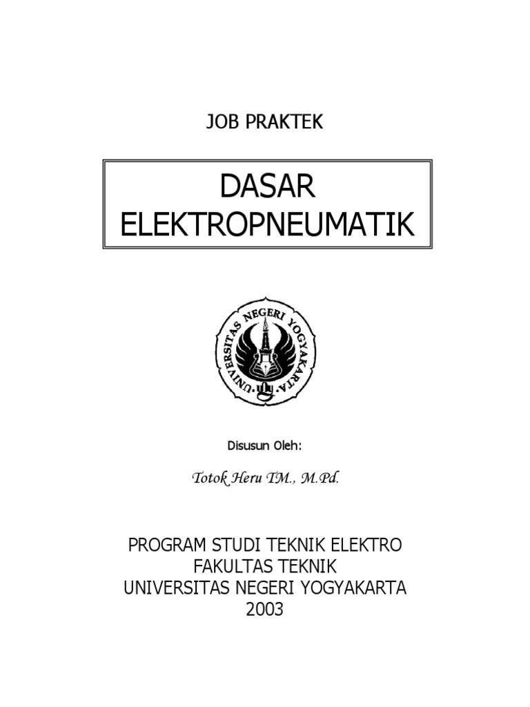 Dasar Elektropneumatik dan Rangkaian | PDF | Metode & Bahan Ajar ...