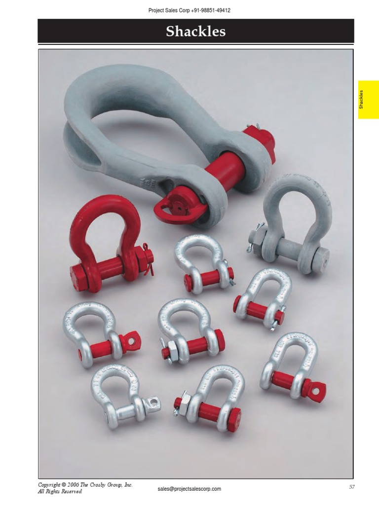 KATALOG SHACKLE in MM PDF | PDF | Engineering Tolerance | Fatigue ...
