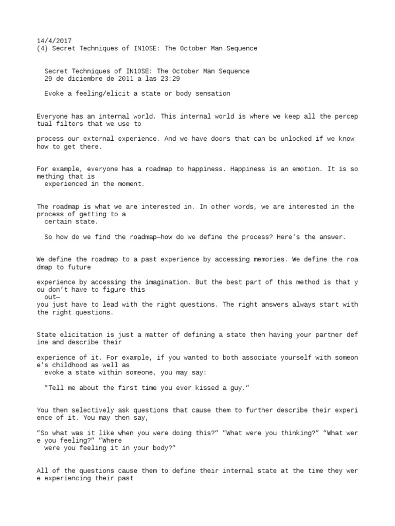 Rake Method | PDF | Feeling | Mind