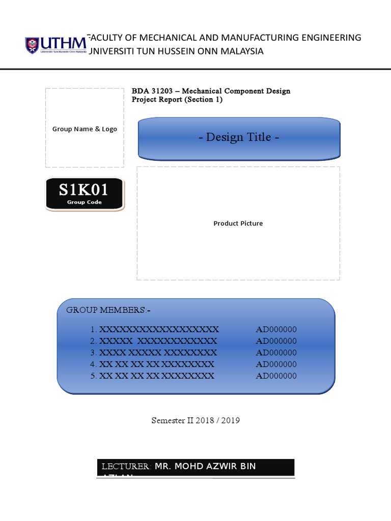 BDA 31203 Binding Report Format | PDF