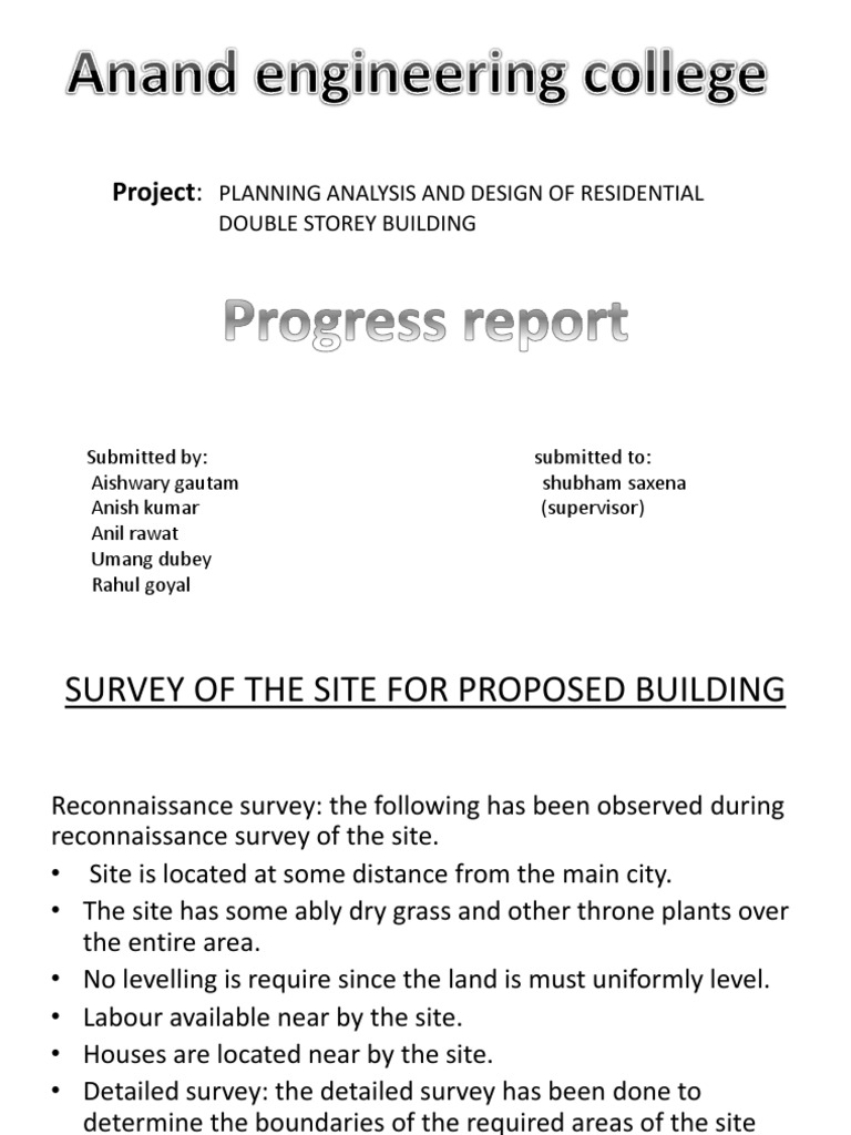 Progress Report On Project | PDF | Specification (Technical Standard ...