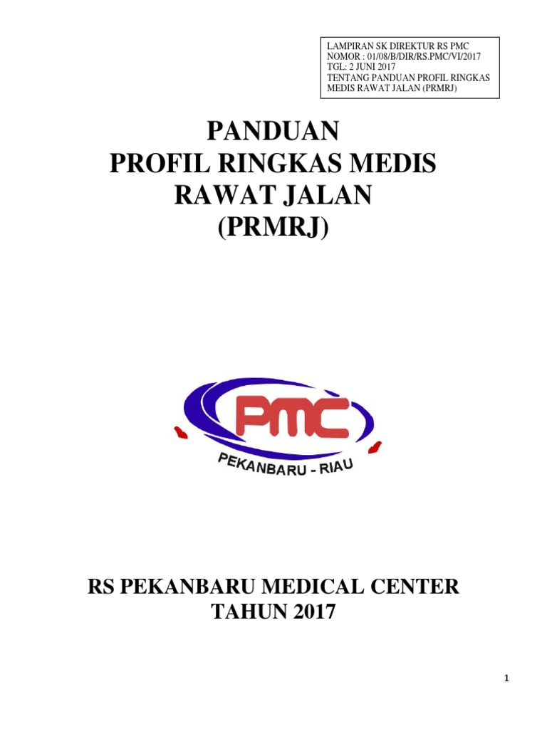 Panduan PRMRJ | PDF