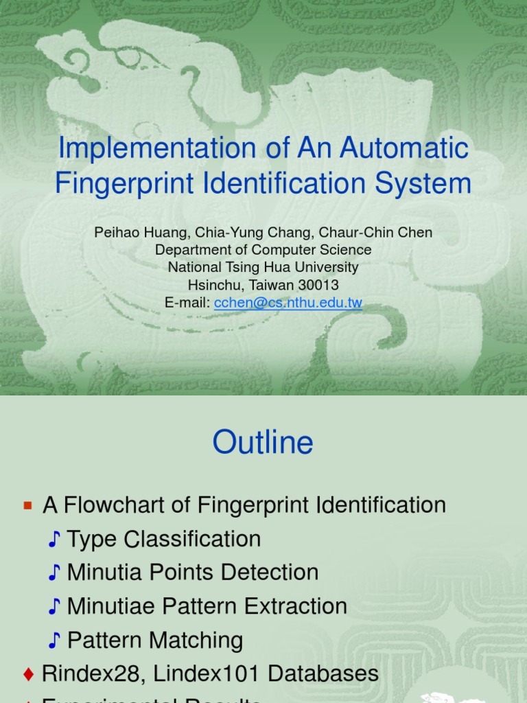 Finger | PDF | Fingerprint | Image Scanner