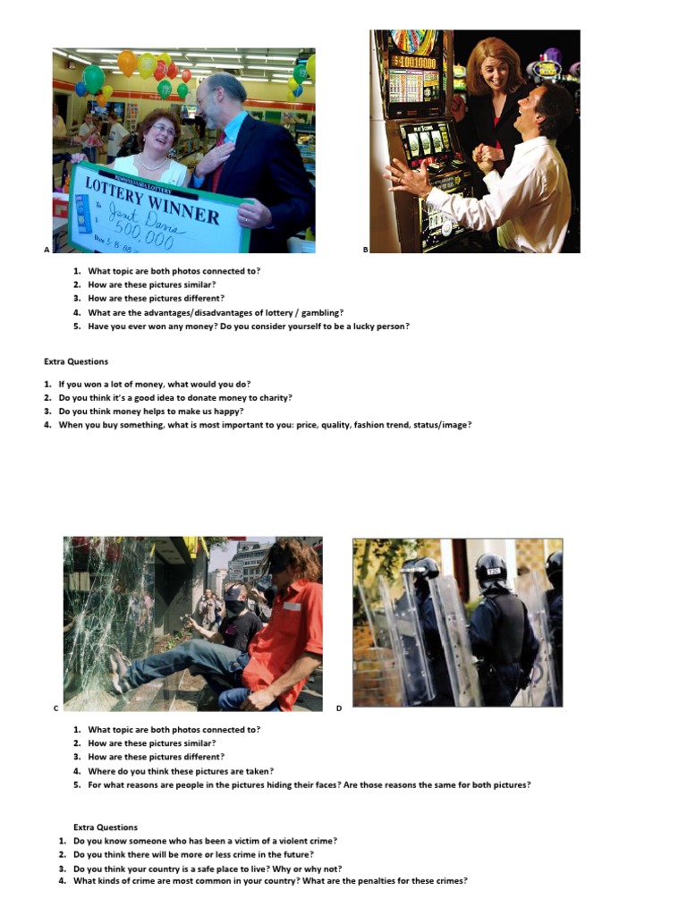 FCE Speaking Part 2: Photo Descriptions | PDF